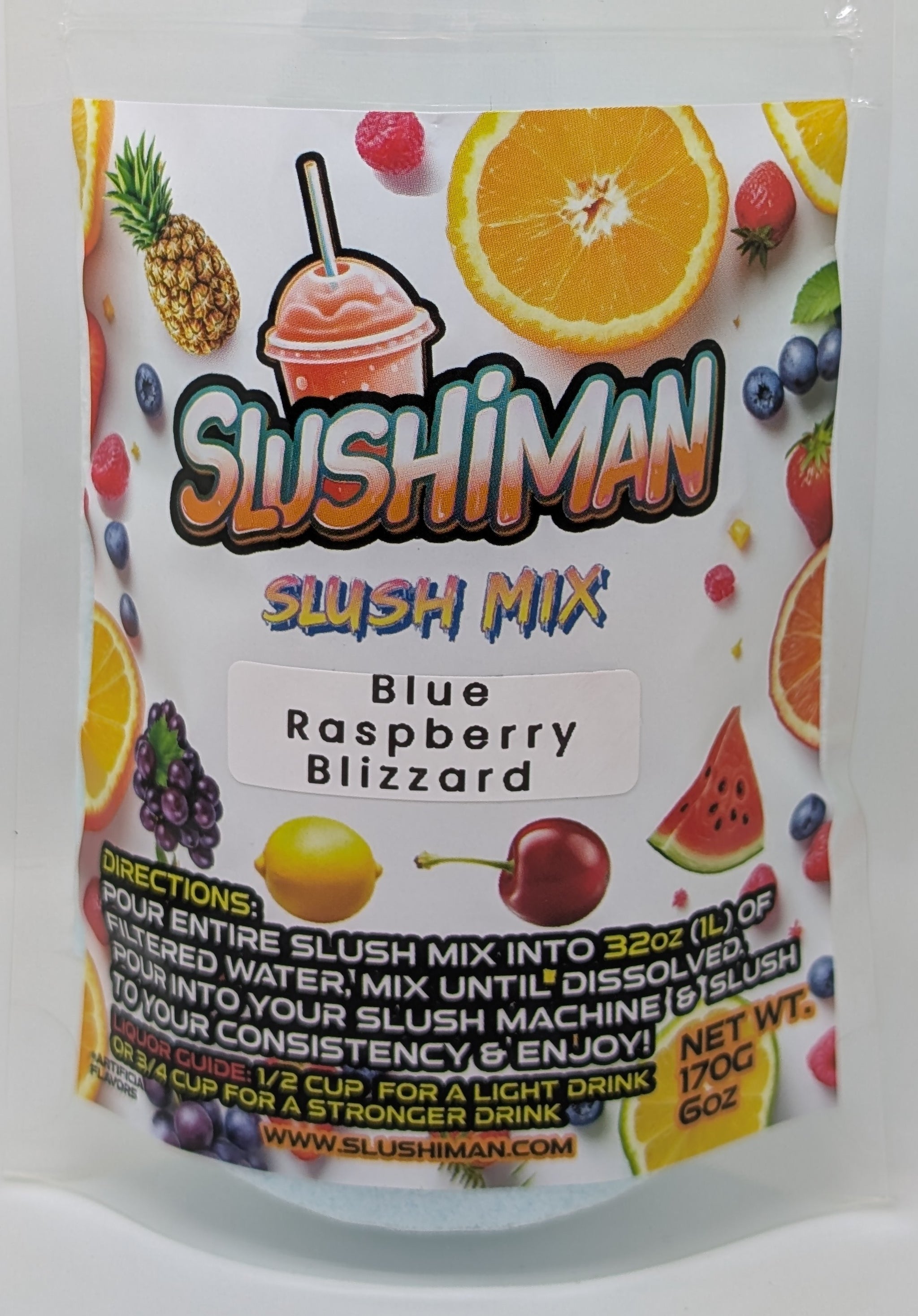 Slushiman - Blue Raspberry Blizzard